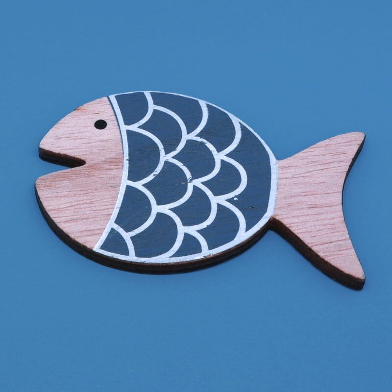 Holzstreuer Fische Silber